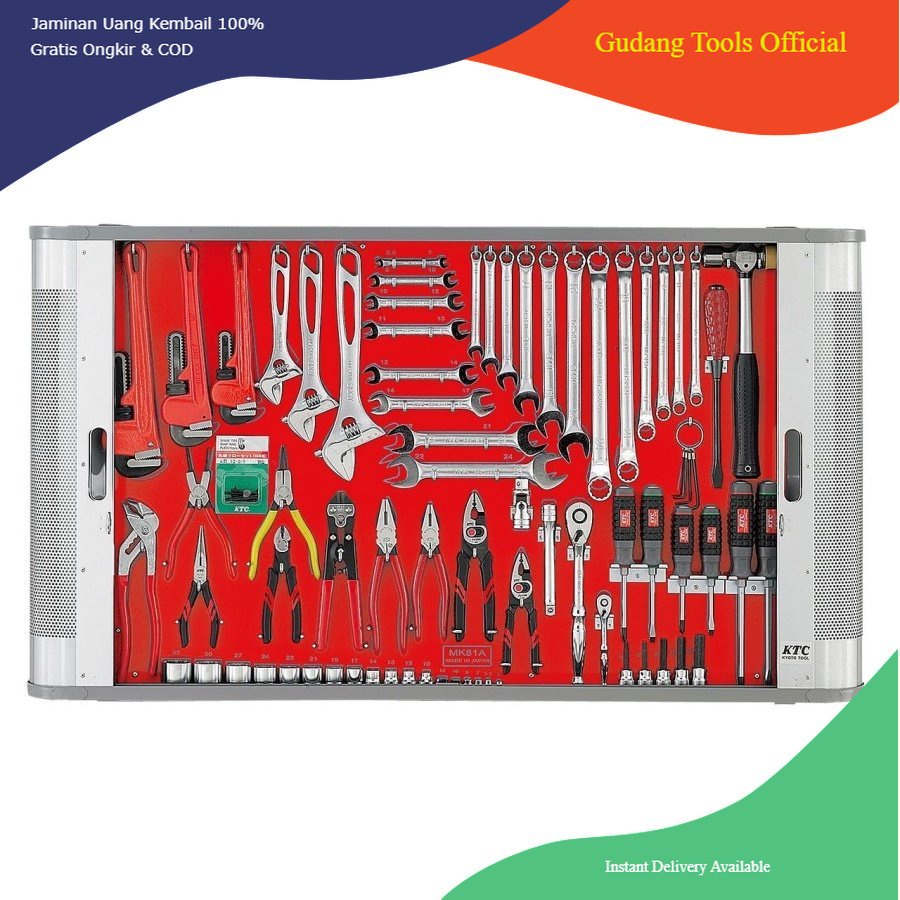 Jual TOOL SET KTC / MECHANIC KIT KTC MK91A | Shopee Indonesia