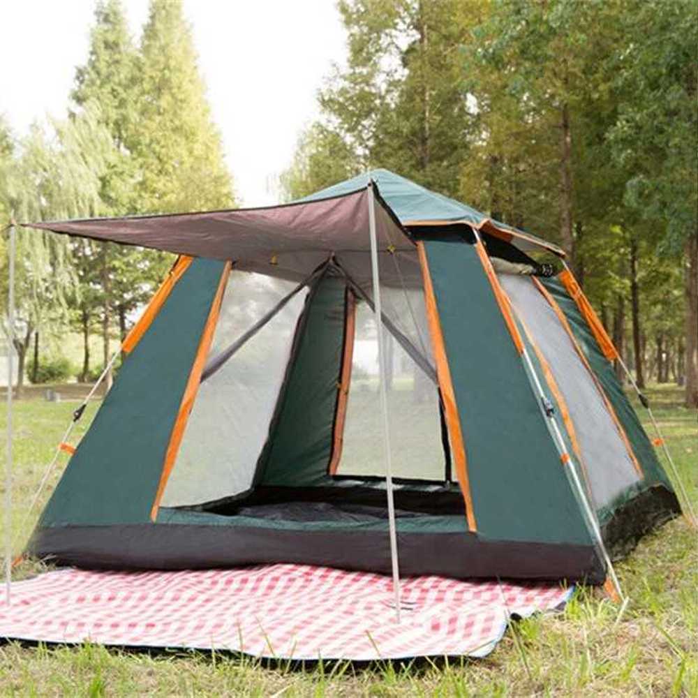 Jual WolFAce Tenda Camping Lipat Otomatis Quick Open Rain Proof 3-4 ...