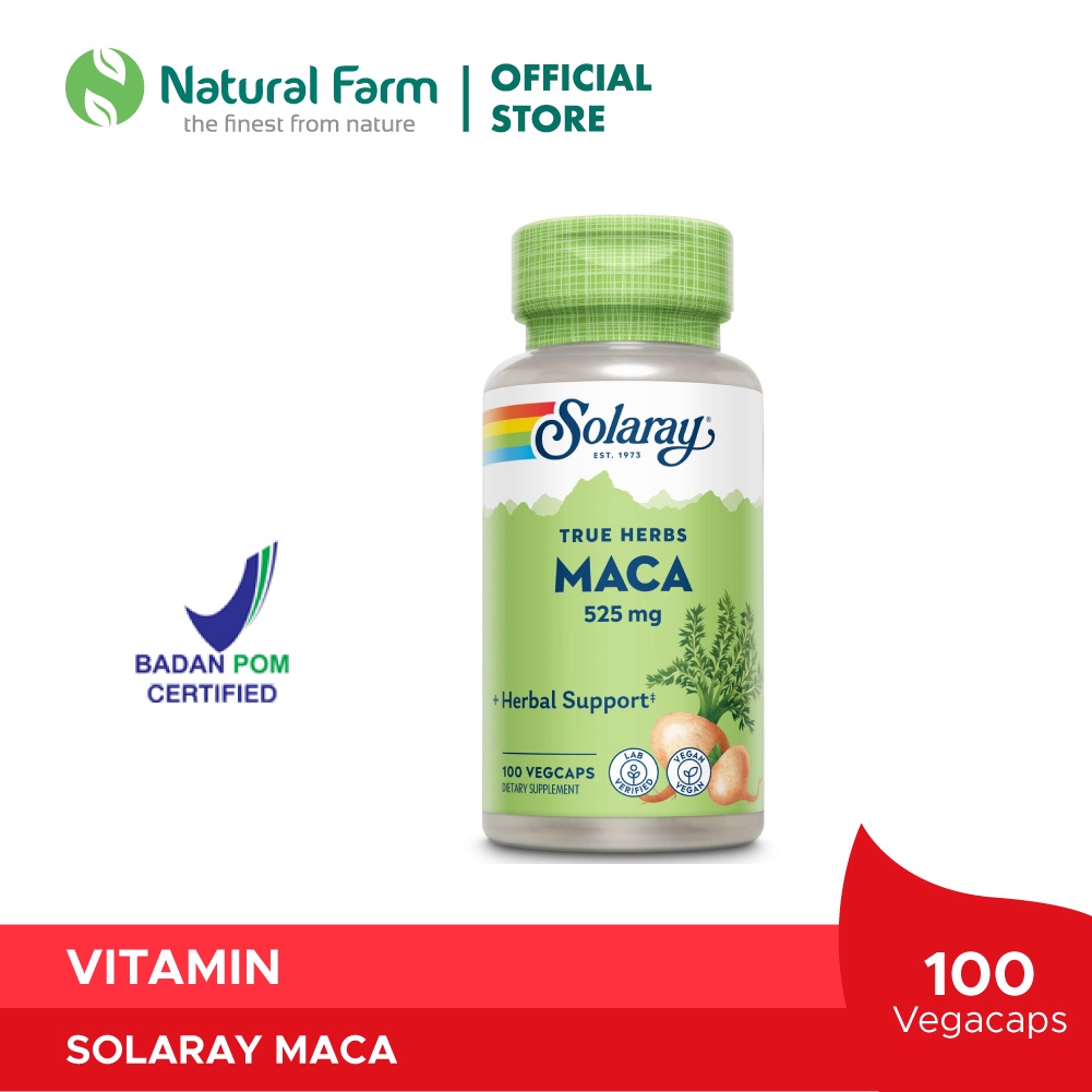 Jual Solaray Maca Root 525mg (100 Caps) | Shopee Indonesia