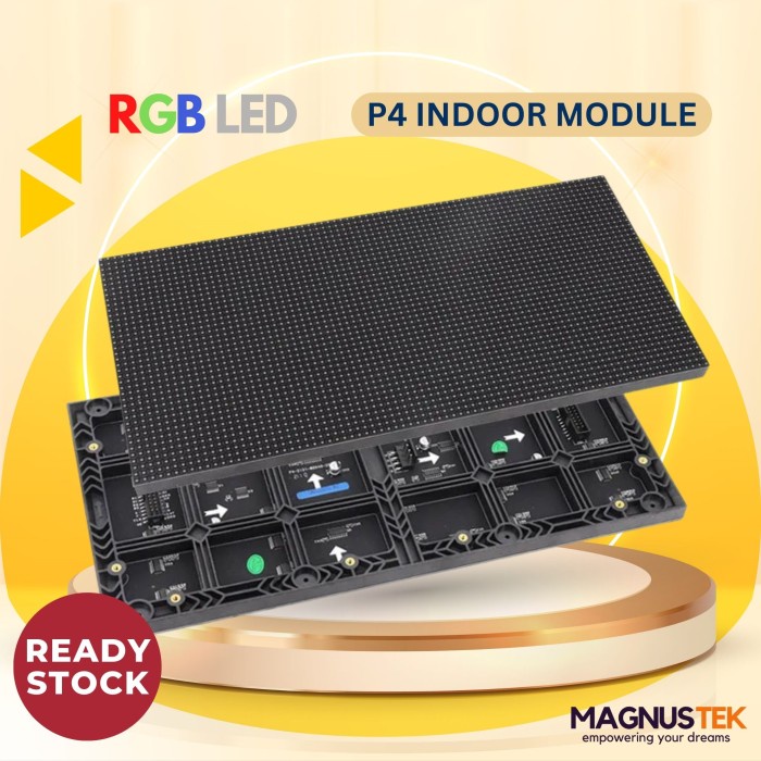 Jual Vecca P4 Indoor LED Videotron Full Color RGB Module | Shopee Indonesia