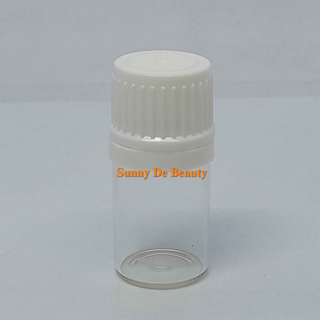 Jual Botol Kaca 5 ml Clear Original Br Tutup Drop PP Slim Ck / Botol ...