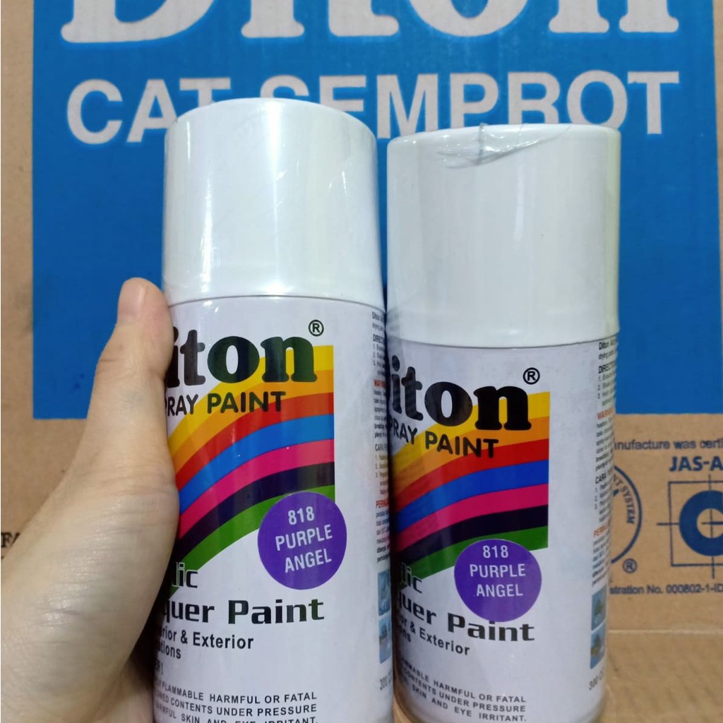 Jual SOLID COLOURS DITON Spray Paint Acrylic Lacquer Paint Pilox Pilok ...