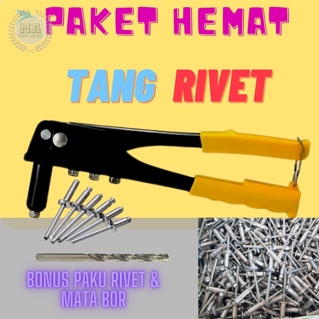 Jual TANG RIVET HAND RIVERTER TANG RIPET - RIVET -TEMBAKAN PAKU ...