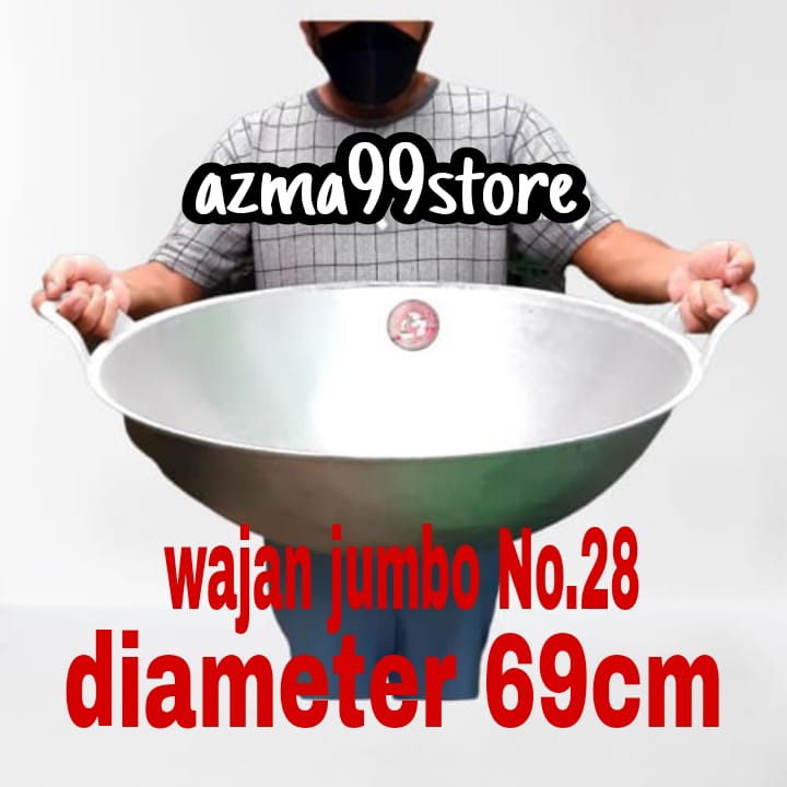 Jual wokpan jumbo wajan kuali katel besar alat penggorengan bahan besi ...