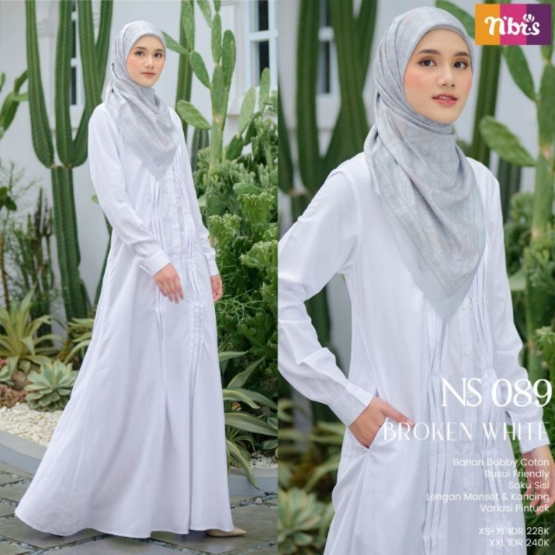 Jual Baju Gamis merk nibras nbrs NS 089 | Shopee Indonesia
