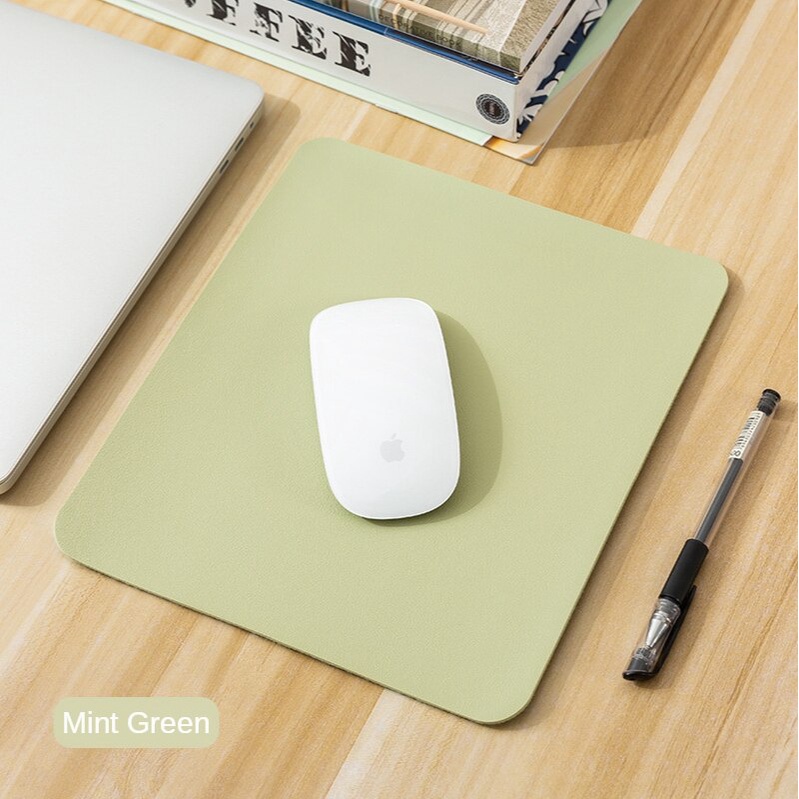 Jual Mouse Pad Komputer Desktop Alas Mouse Kantoran Bahan Kulit Pu ...