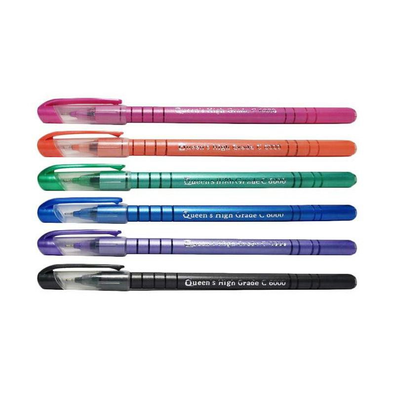 Jual Pulpen/Ballpoint Faster C-6000 Queen Warna Tinta Hitam - Ecer ...