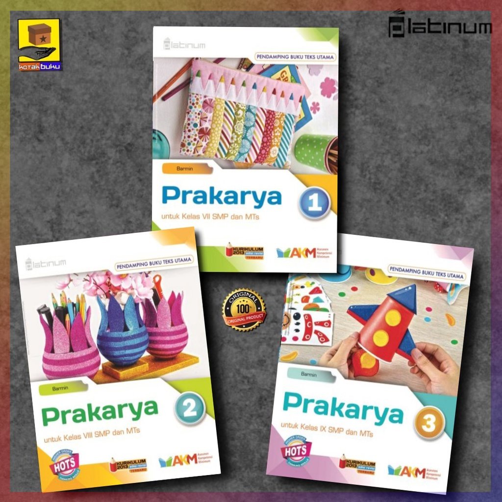 Jual Buku Prakarya Kelas 7 8 9 / PRAKARYA SMP / PLATINUM HOTS / RB R1 ...