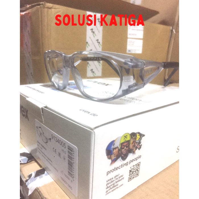 Jual Kacamata Safety UVEX Meteor - 100 Uvex German | Shopee Indonesia