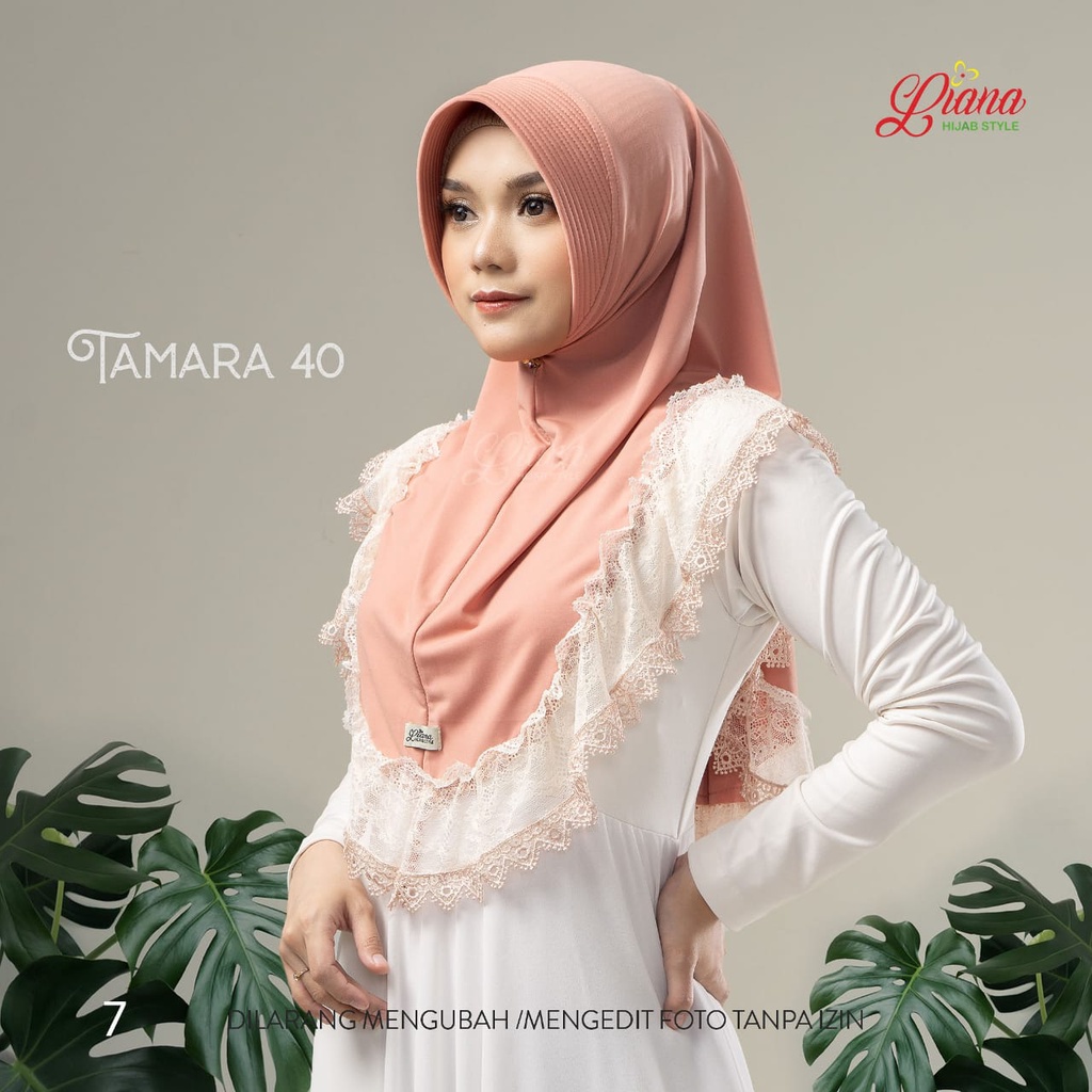 Jual Jilbab Instan Bergo Tamara 40 By Liana Hijab BY QOID | Shopee ...