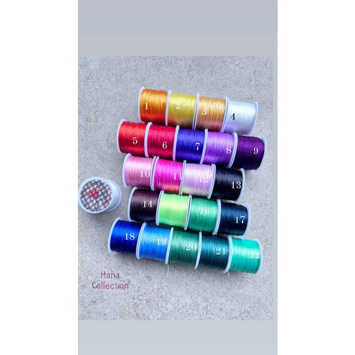 Jual Senar Karet Serat Warna PART 2 (12-22) | Shopee Indonesia