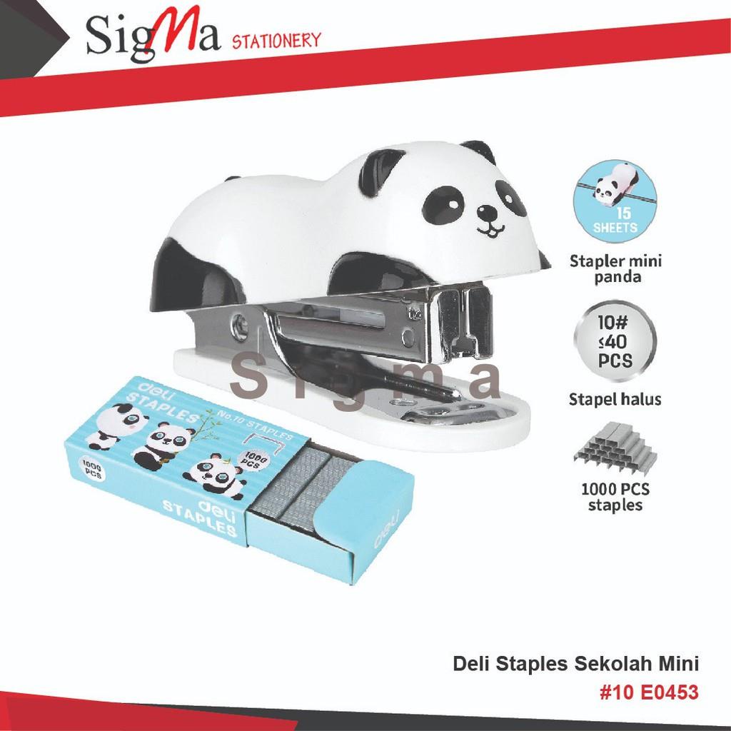 Jual Mesin Staples / Stapler Deli Panda Mini 10 E0453 (Pcs) | Shopee ...