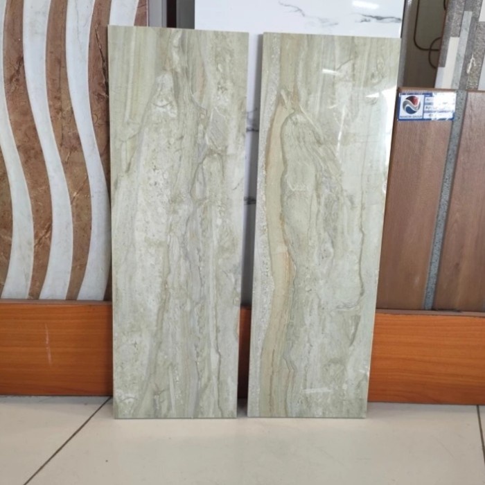 Jual granit dinding/keramik 20x60 motip marmer glazed polished | Shopee ...