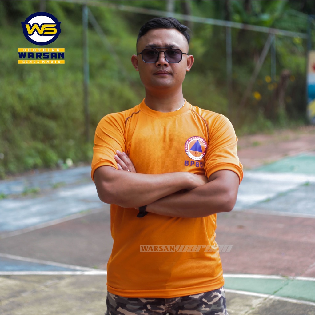 Jual KAOS BPBD / OBLONG BPBD / BAJU BPBD LENGAN PENDEK / T-SHIRT BADAN ...