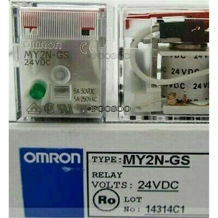 Jual Dijual Relay omron my2n + socket 220v 100% original omron Murah ...