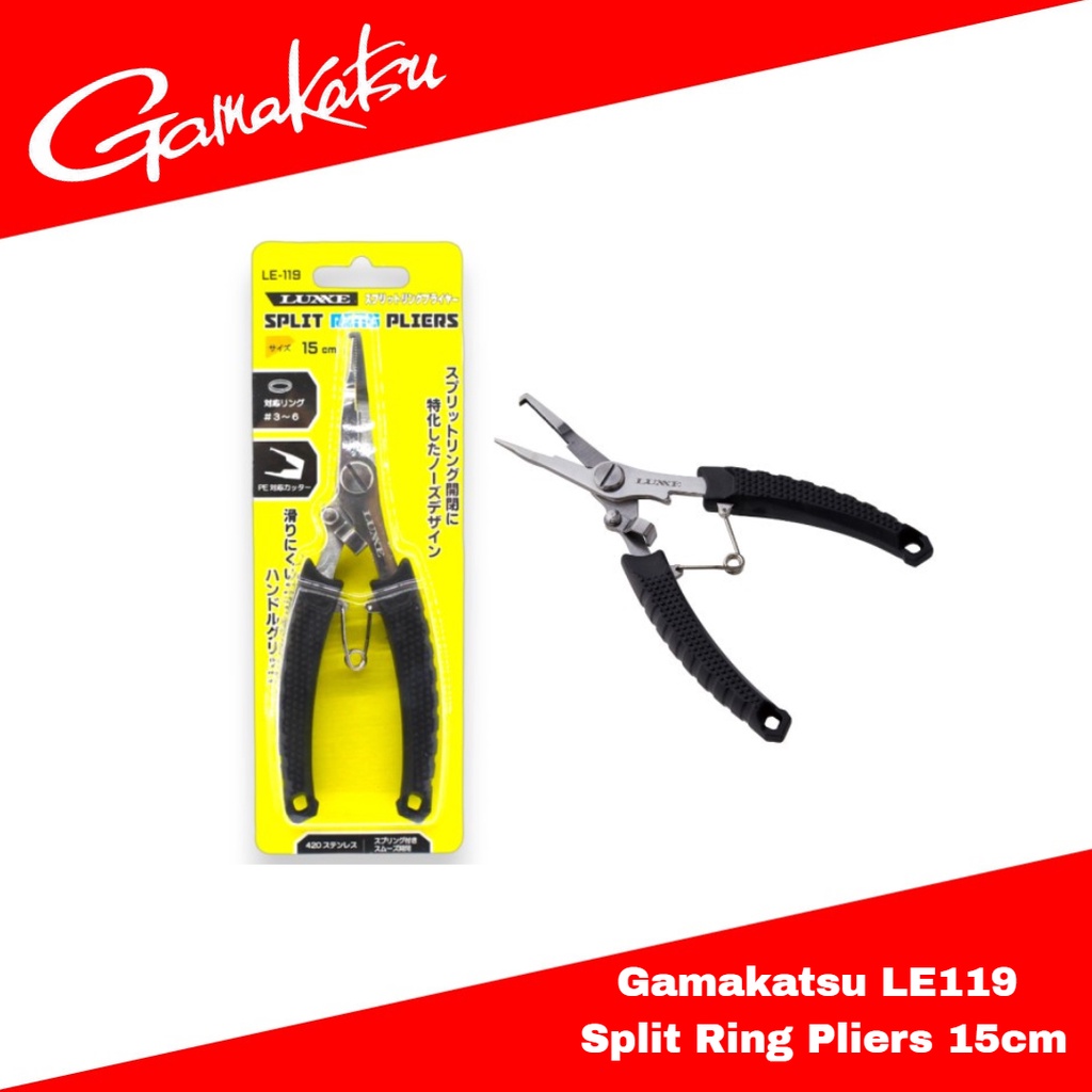 Jual Gamakatsu LE119 Split Ring Pliers 15cm (7890) | Shopee Indonesia