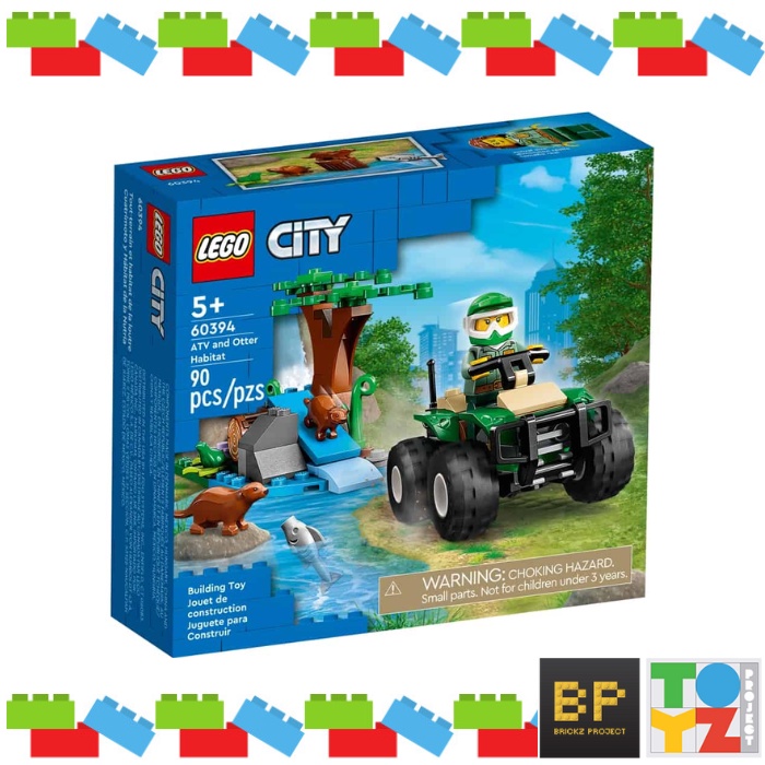 Jual Lego 60394 CITY - ATV and Otter Habitat - Original | Shopee Indonesia
