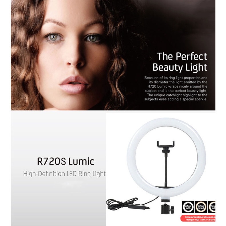 Jual GMP RING LIGHT 10 CM MIDEA STREAMING VLOGGING YOUTUBER | Shopee ...