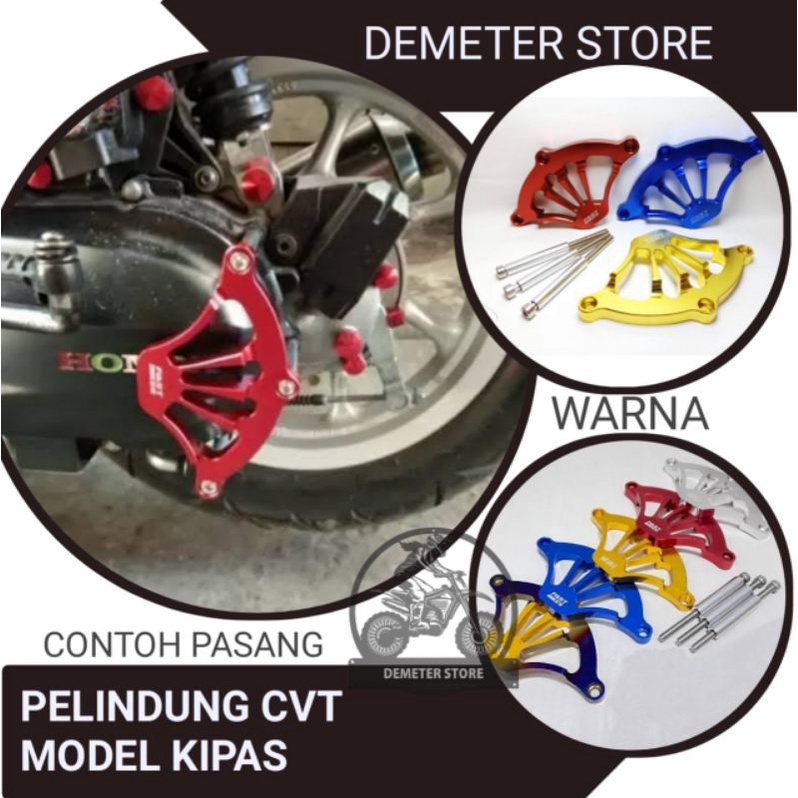 Jual Cover CVT Pelindung CVT Model Kipas honda Beat Vario Scoopy Full ...