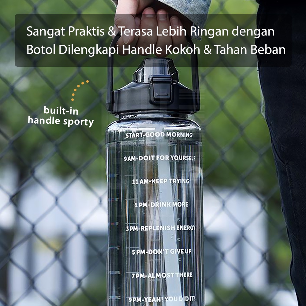 Jual HUGO Botol Minum 2 Liter Bening Botol Air Minum Anak Sekolah ...