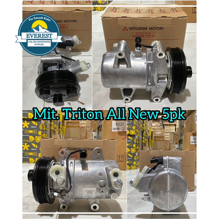 Jual Compressor Kompresor AC Mitsubishi Triton All New 5PK Dus ...