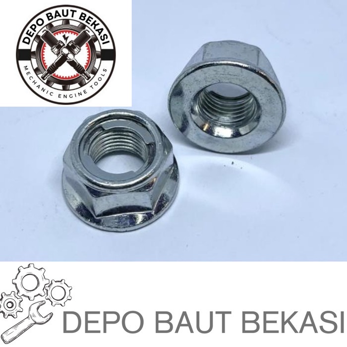 Jual [PAKET 5 PCS] Mur As Roda Belakang Mio Fino GL Pro RX King / Mur ...