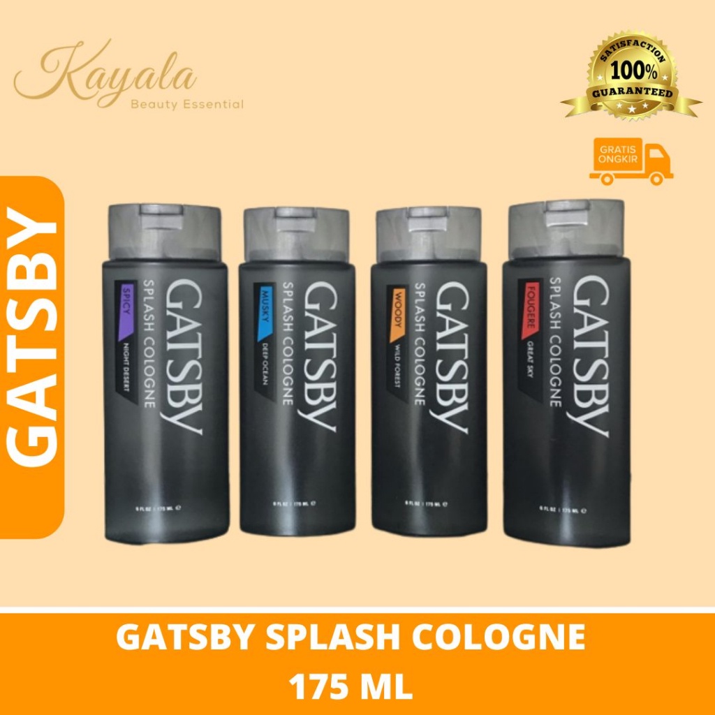 Jual GATSBY SPLASH COLOGNE 175 ML | Shopee Indonesia
