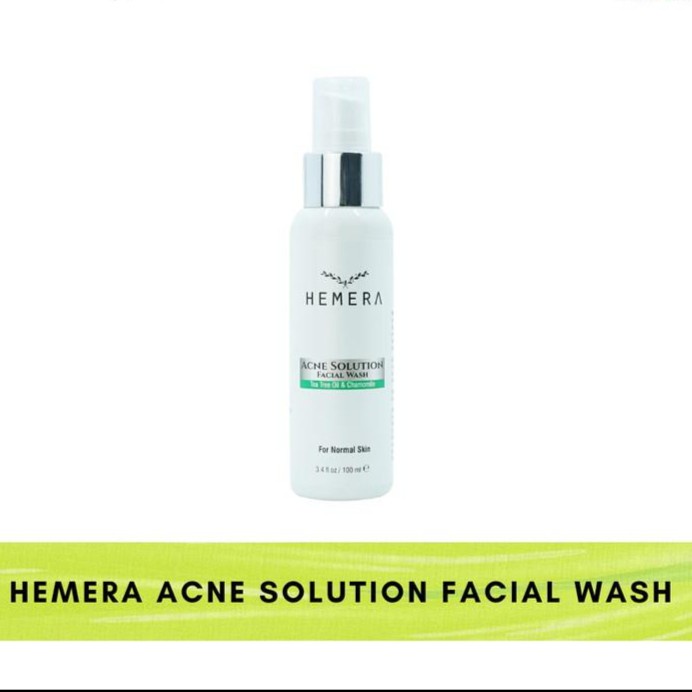 Jual Hemera Skincare - Hemera Acne Solution Facial Wash 100 ml | Shopee Indonesia