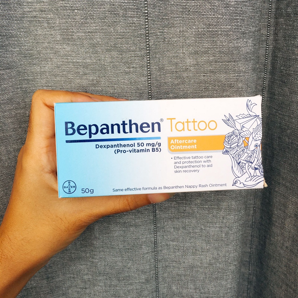 Jual Bepanthen Tattoo Aftercare Ointment - 50g Original Product ...