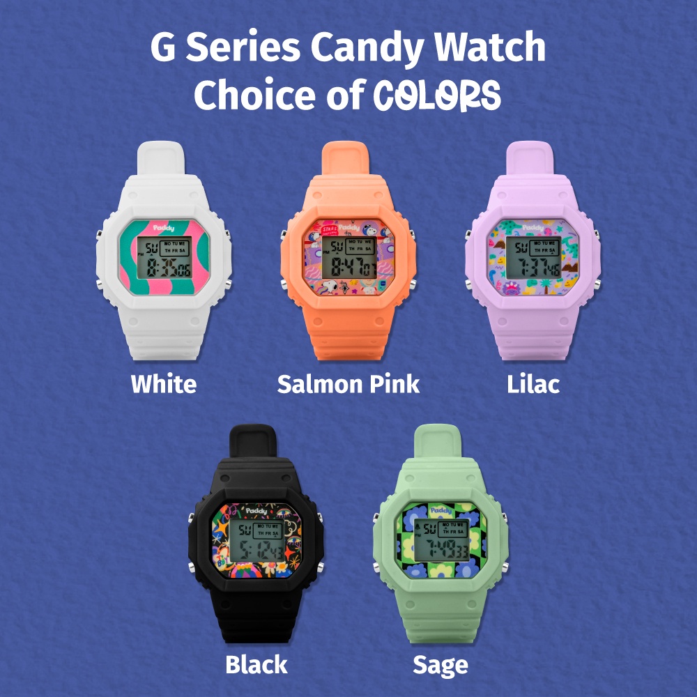 Jual Paddywatch G Series Candy - Jam Tangan Rubber Digital Custom ...