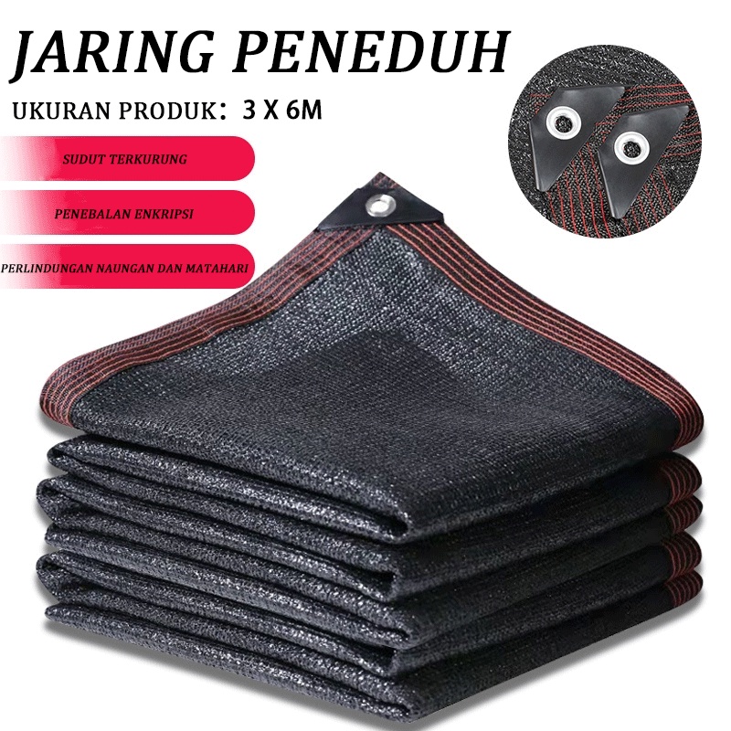 Jual 95% Paranet Hitam Jaring Paranet Pelindung Sinar Matahari SunShade ...