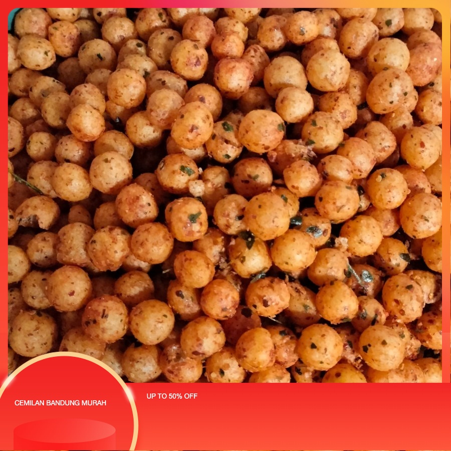 Jual Cimol Kering Pedas 250gram Bandung | Shopee Indonesia