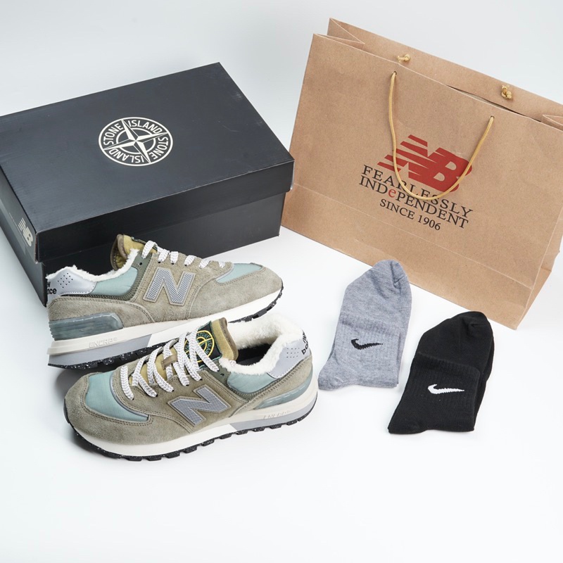 Jual NB New Balance 574 Legacy X Stone Island 'Steel Blue' 100% ...