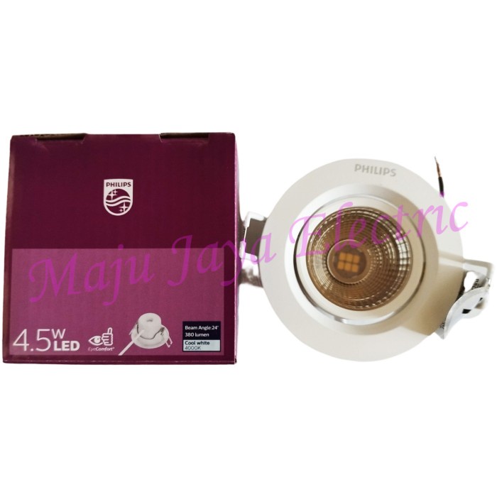 Jual Lampu LED Spotlight Philips Kyanite 5 4.5 W Downlight Spot 4.5W ...
