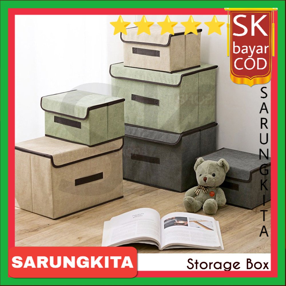 Jual Storage Box Organizer 2 In 1 Penyimpanan Kotak Serbaguna Ukuran ...