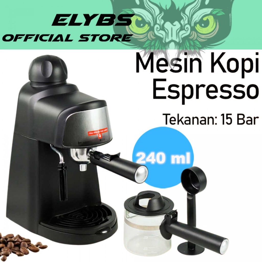 Jual Mesin Kopi Espresso Cappucino Coffee Machine Dan Steam Wand 15Bar ...