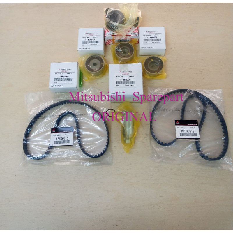 Jual Timing belt Pajero sport Triton 2.5 SET (2009-2015) Original 100% ...