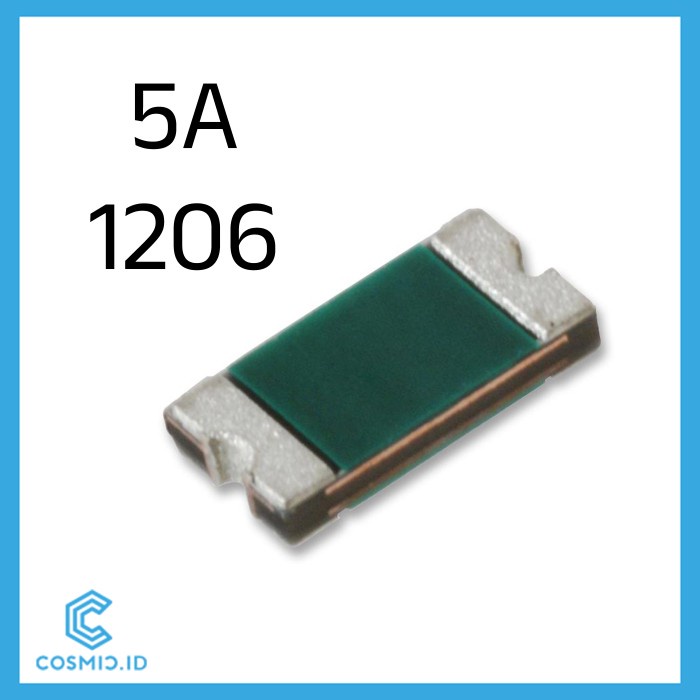 Jual IC PPTC 5A SMD 1206 Resettable Fuse Self-Recovery Fuses 5000mA SMT ...