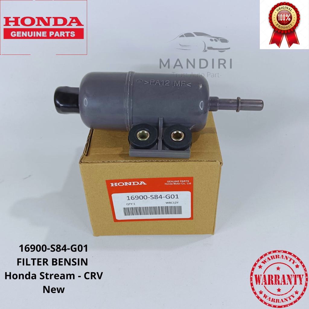 Jual FUEL FILTER BENSIN HONDA CRV NEW GEN2 STREAM ORI 16900-S84-G01 ...