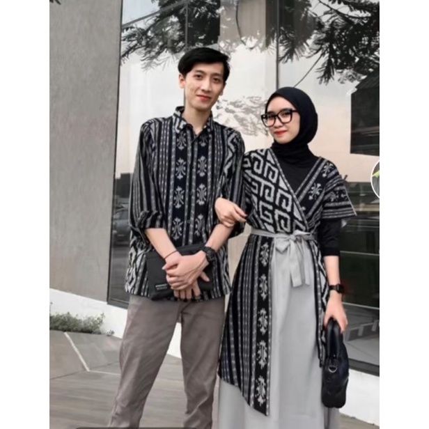 Jual RAVA DREES - Baju tenun couple - DREES tenun -KMJ tenun - baju ...