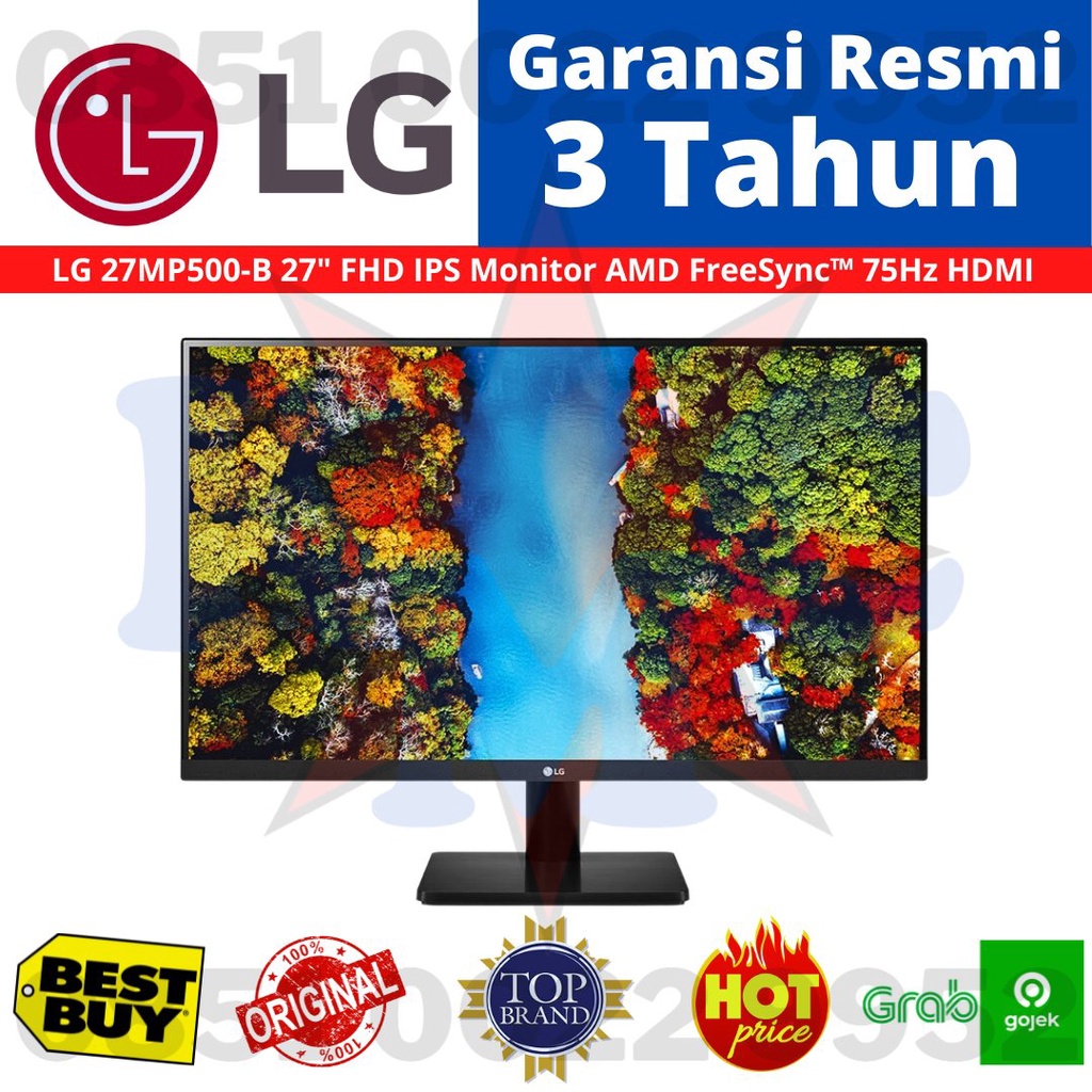 Jual LED Monitor LG 27MP500 IPS 75Hz Full HD 27MP500-B 27 Inch | Shopee ...