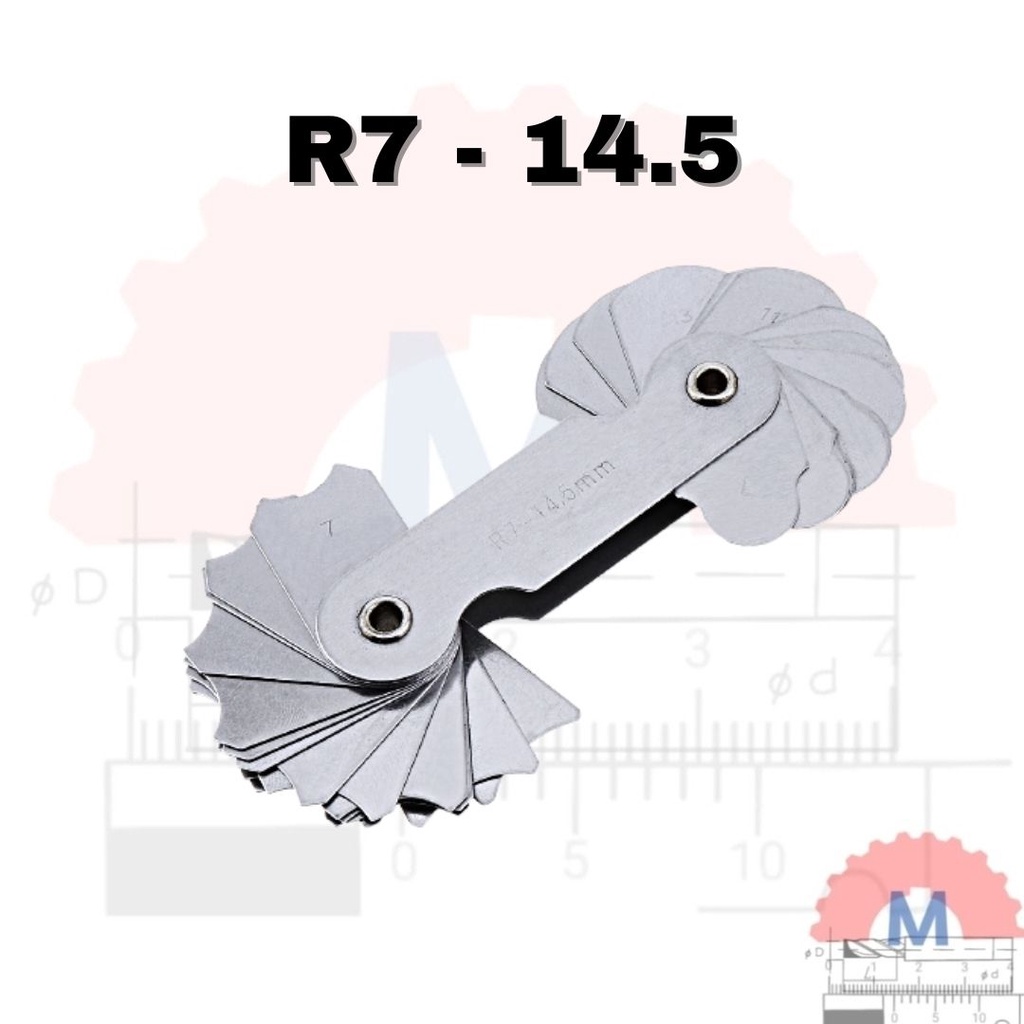 Jual Mal Radius gage pengukur radius inside outside mch | Shopee Indonesia