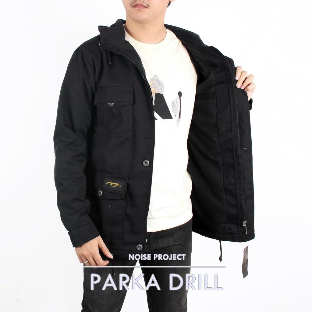 Jual JAKET PRIA PARKA POCKET CANVAS ORIGINAL NOISE PROJECT- JACKET ...