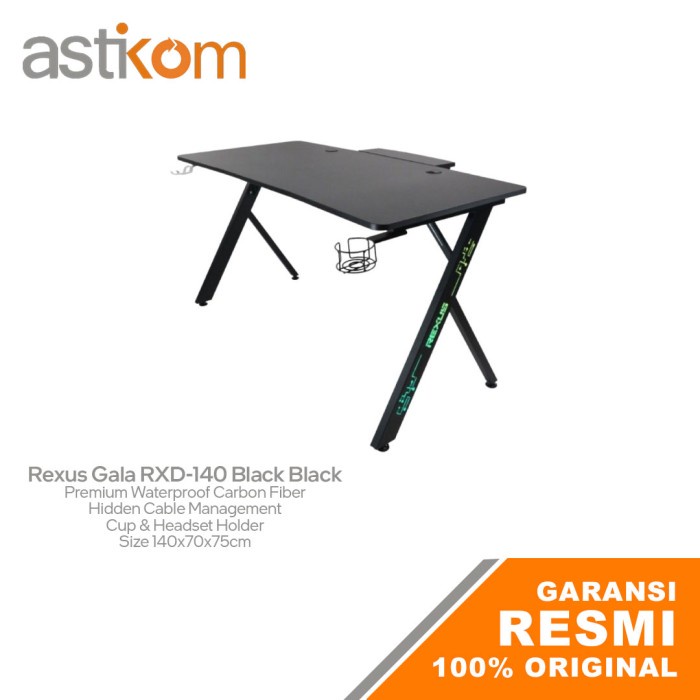 Jual Gaming Desk Rexus Gala RXD-140 RGB LED Meja Gaming | Shopee Indonesia
