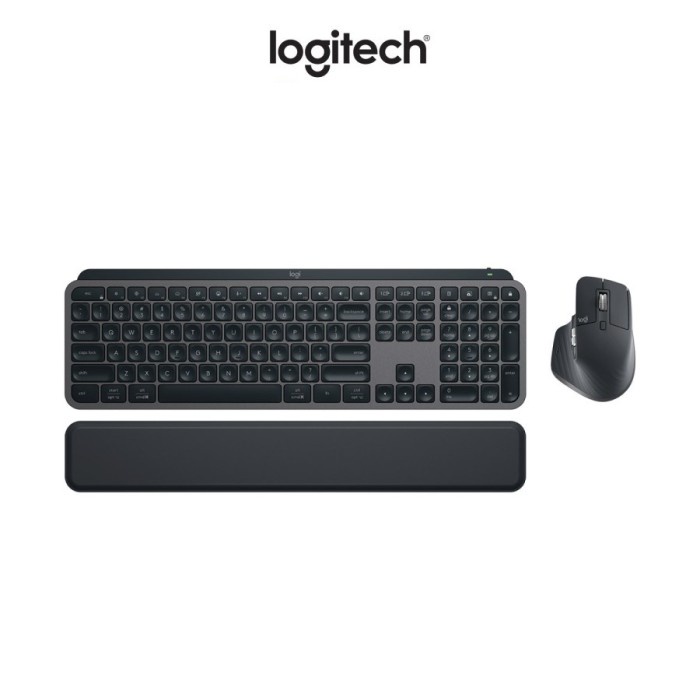 Jual Logitech MX Keys S - MX Keys S + MX Master 3S dengan Palm Rest ...
