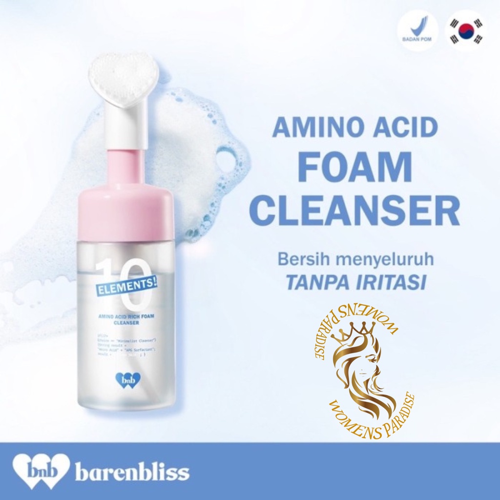 Jual ️WP ️ BNB Barenbliss 10 Elements! Amino Acid Rich Foam Cleanser ...
