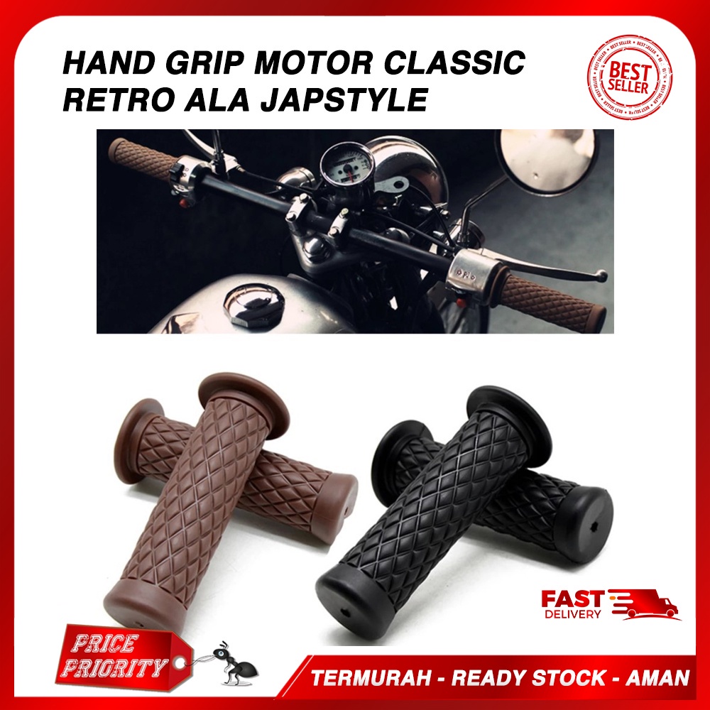 Jual Hand Grip Motor Japstyle Retro Classic Motif Wajik Thailook ...