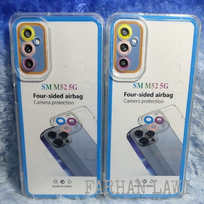 Jual Silikon/ Case Clear Space Bening Samsung M52 5G Protec Camera Good quality SoftCase ...