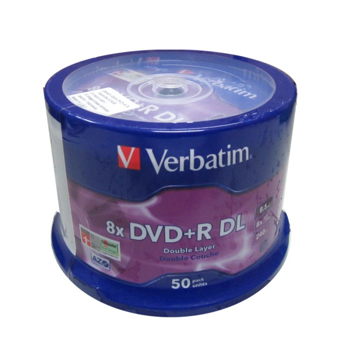 Jual DVDR DL DVD+R Verbatim Double Layer | Shopee Indonesia
