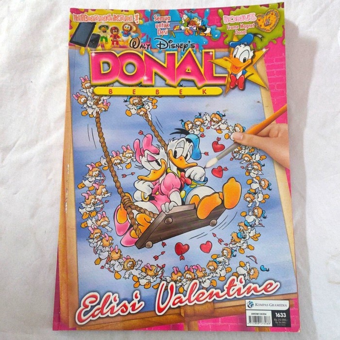 Jual majalah donal bebek edisi valentine 1633 baik berwarna | Shopee ...
